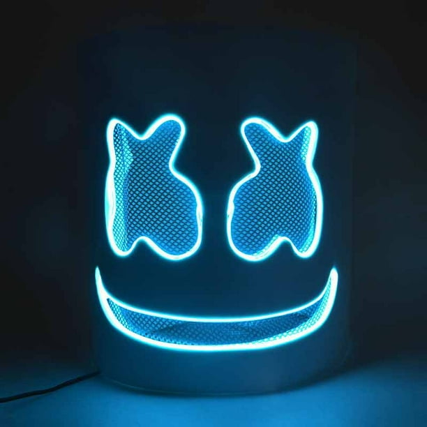 Costume Mask Led Light Mask Party Cosplay Mask Marshmallow Lamp Shade ...