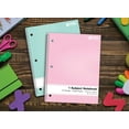 Better Office Products 1-Subject Spiral Notebooks, 70 Sheets, Wide ...