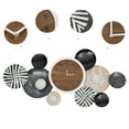 Fixartoo Large Wall Clock 49",Silent Non-Ticking Clock with Roman ...
