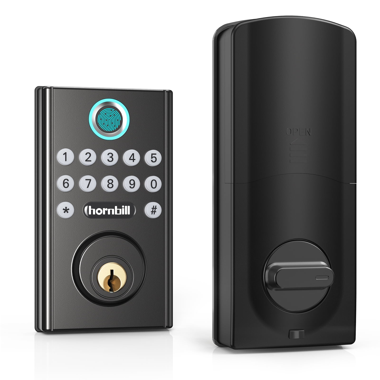 Buy Hornbill Smart Keyless Entry Door Lock, Electronic Fingerprint ...