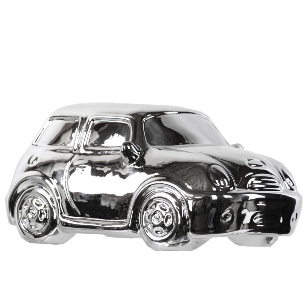 2001 Mini Cooper R50 Car Miniature Replica Sculpture- Silver- Benzara ...