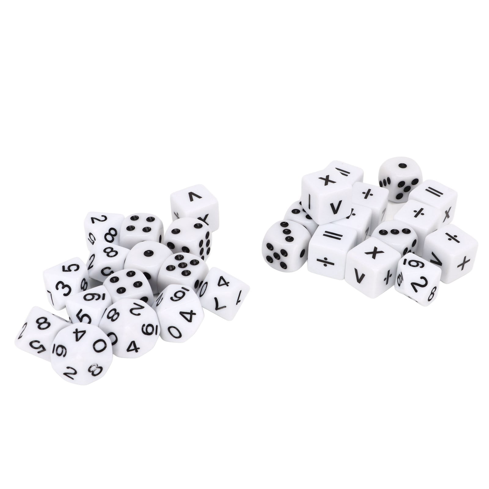 Juego de dados de 30 piezas, juego de dados de enseñanza de fácil ...