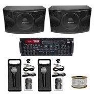 Complete Professional 2000 Watts Complete PA System 6 Ch Mixer 10 ...