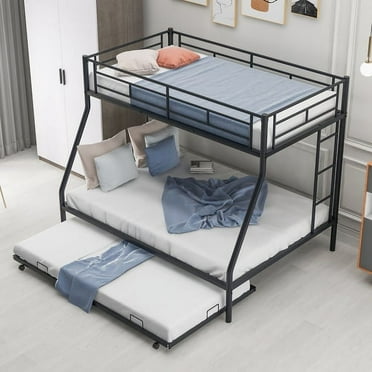 BK Furniture Hamilton Loft Convertible Bed, White - Walmart.com