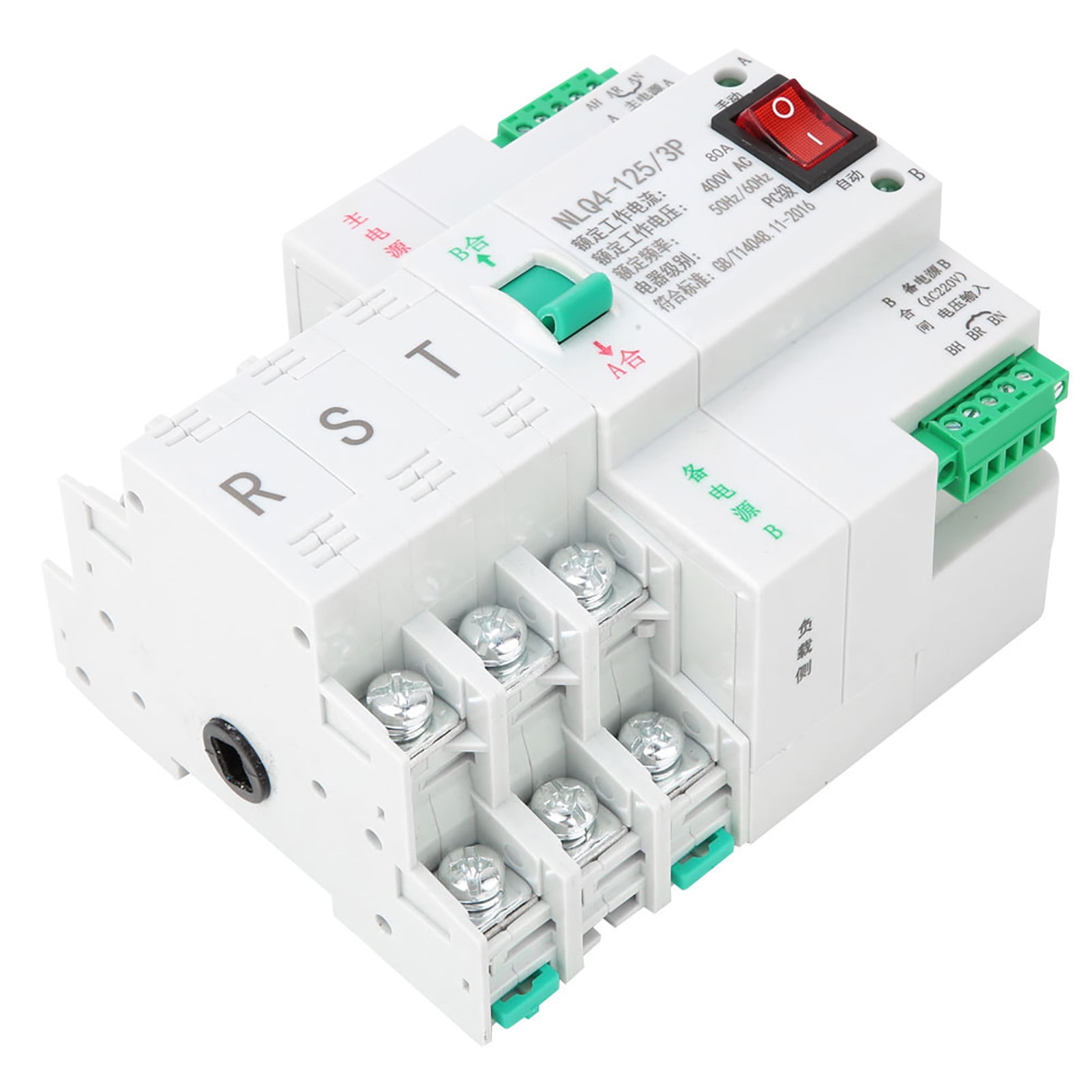 Switch 3P Transfer Switch 50Hz/60Hz Alta Temperatura Instalación Sobre ...