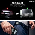 Fidelo Minimalist Wallet for Men - Slim Credit Card Holder RFID Mens ...