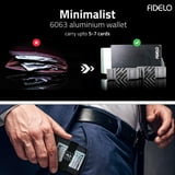 Fidelo Minimalist Wallet for Men - Slim Credit Card Holder RFID Mens ...