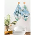 Coastal Kitchen Dish Towels for Drying Dishes Set of 3, Ocean Turtle ...