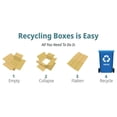 - 50 Pack of 10x7x5” Corrugated Cardboard Packing Shipping Mailing ...