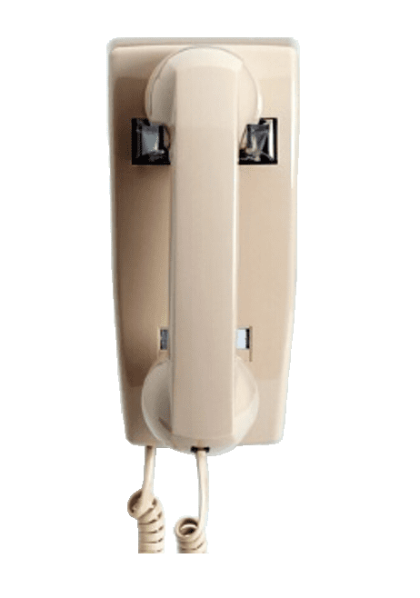 No Dial Wall Phone with Ringer - ASH/IVORY/BEIGE by HQTelecom - Walmart.com