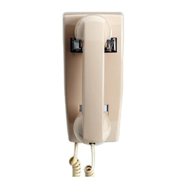 No Dial Wall Phone with Ringer - ASH/IVORY/BEIGE by HQTelecom - Walmart.com