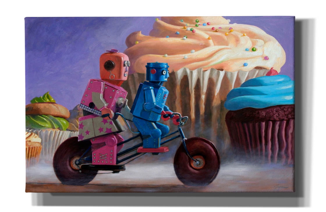 Epic Graffiti 'Misty Path' by Eric Joyner, Canvas Wall Art, 40"x26 ...