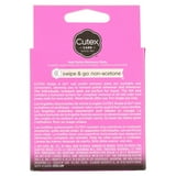 Cutex Swipe and Go Non-Acetone Nail Polish Removal Pads, Natural ...