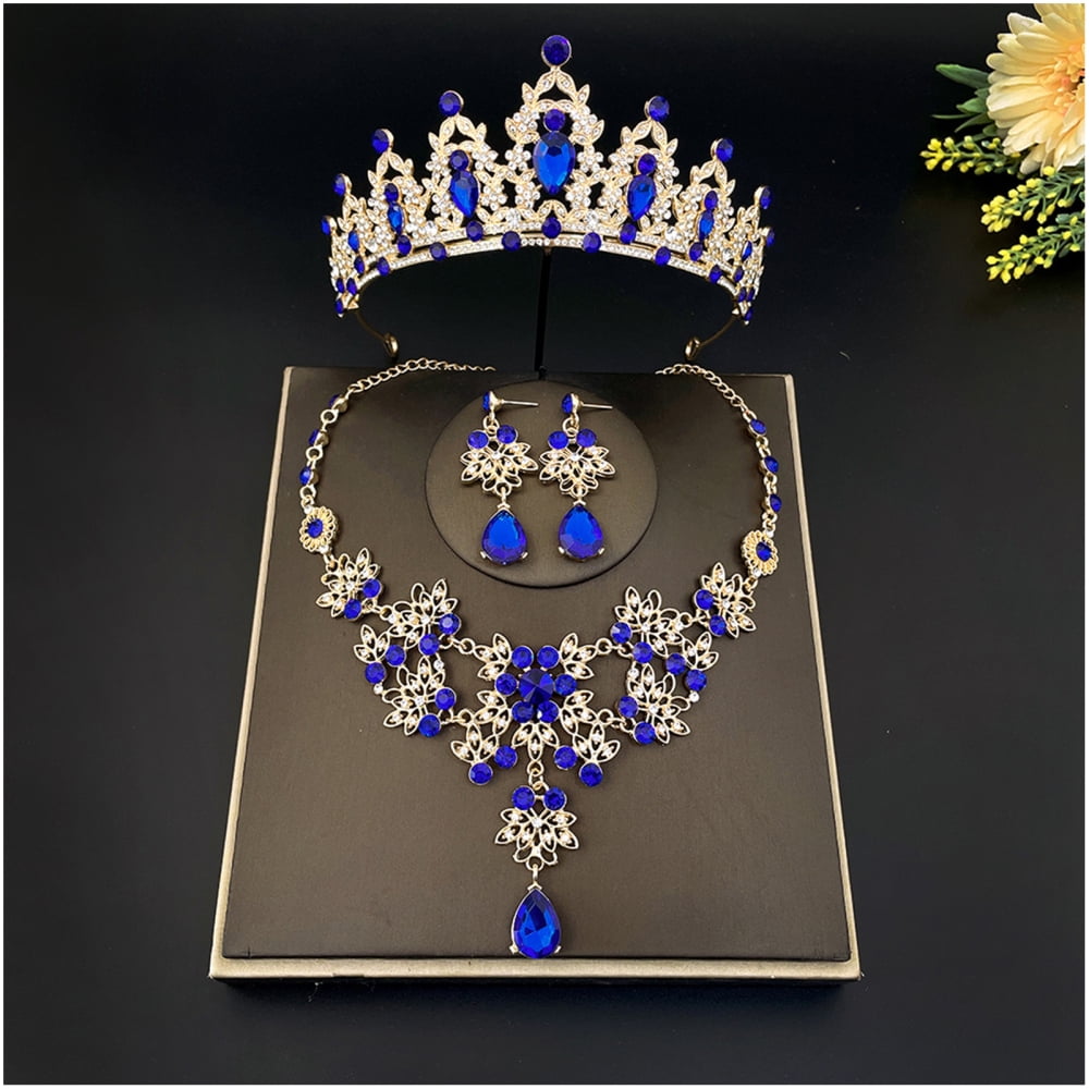 Blue Wedding Tiaras