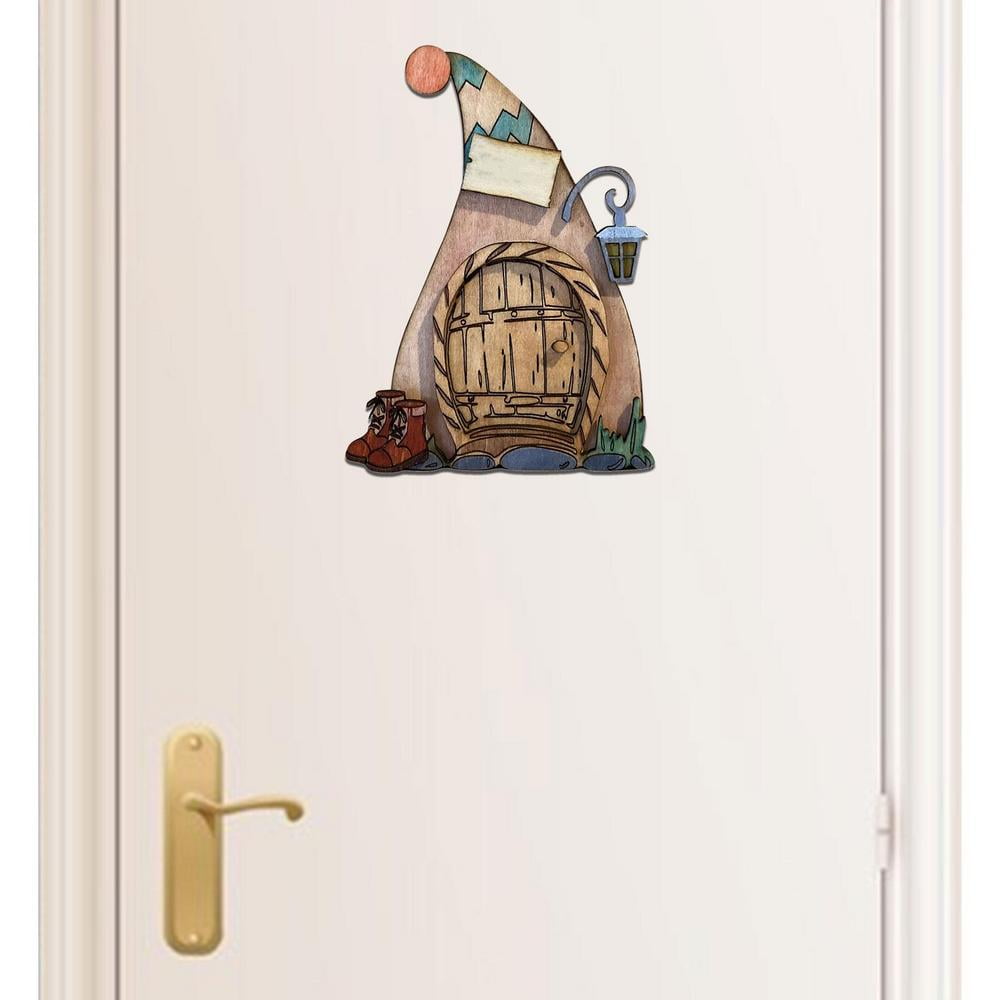 AIXING Fairy Doors for Trees Outdoor Mini Fairy Garden Door Funny Fairy ...