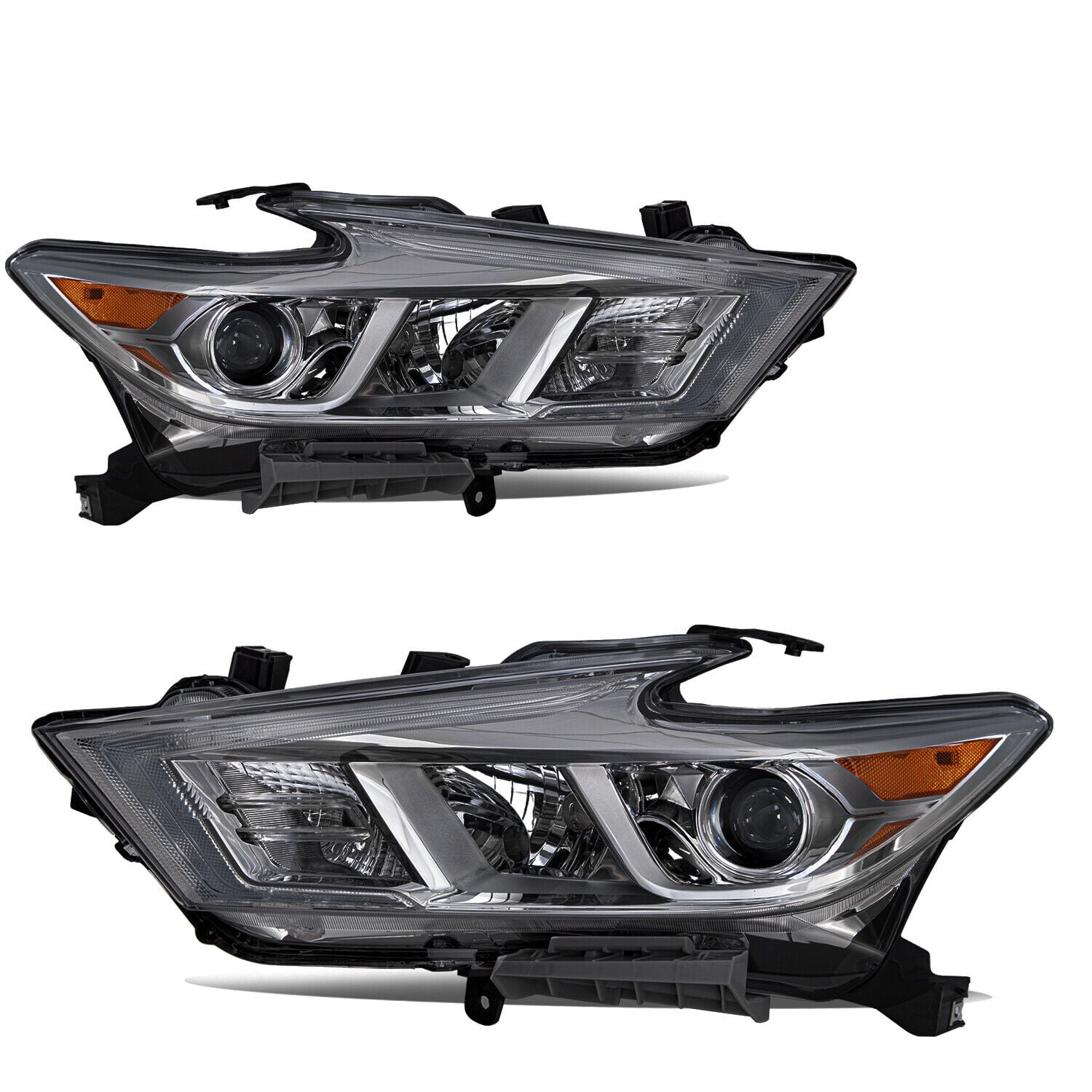 For 2016 2017 2018 Nissan Maxima S SL SV LED DRL Smoke Projector ...