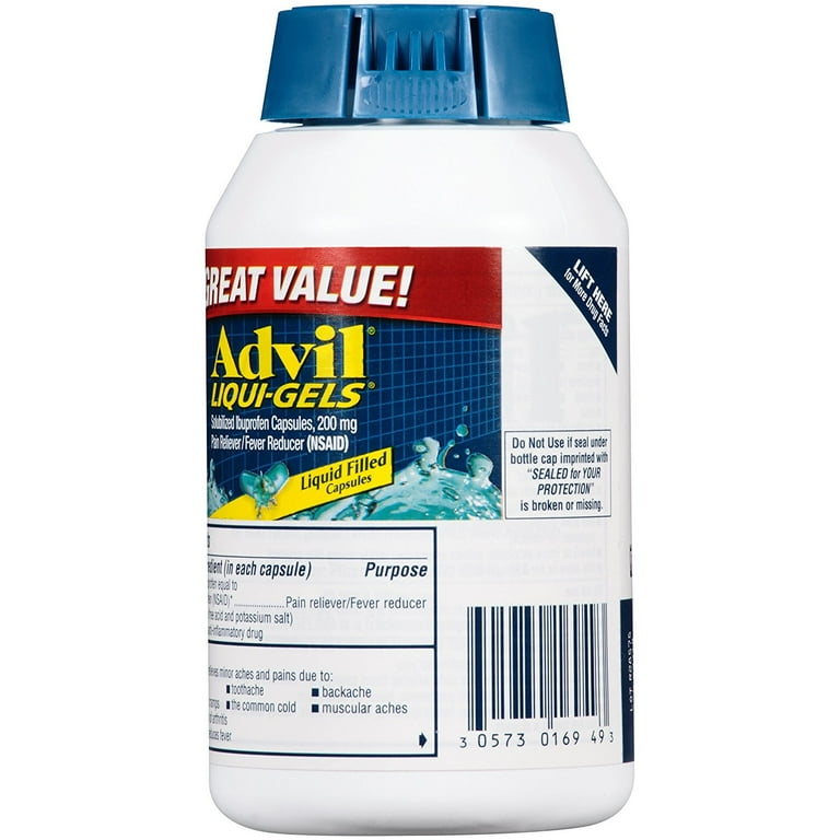 Advil Bottle Liquid