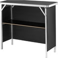 COSMOS Folding Portable Bar Table with Carrying Case, Collapsible ...