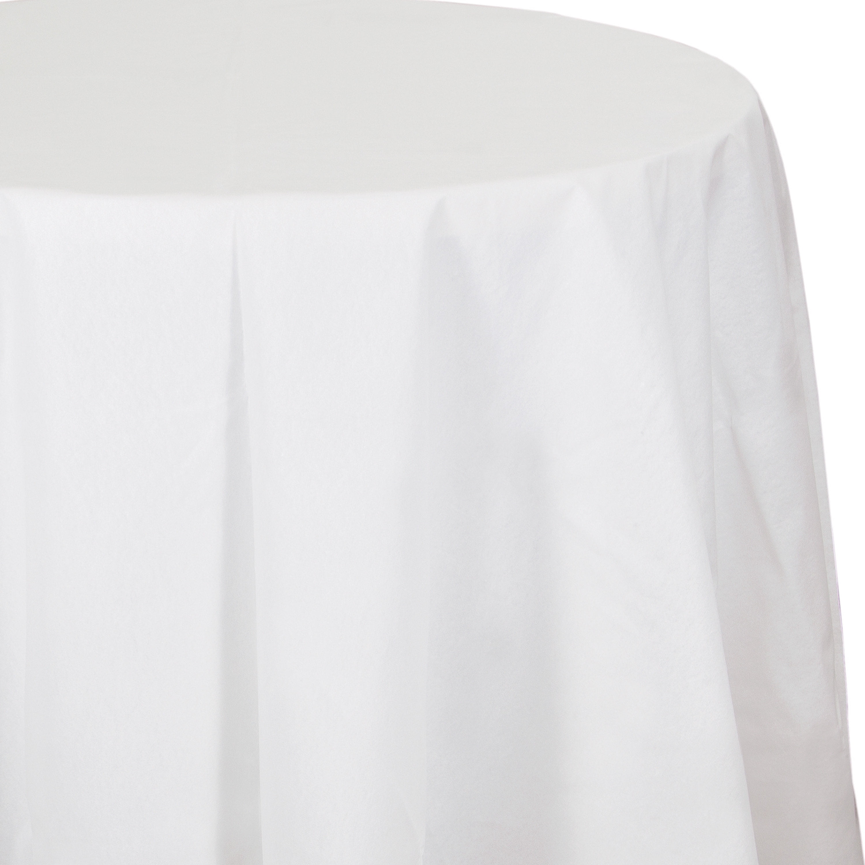 White Octy-Round Tablecloths, 3 Count - Walmart.com
