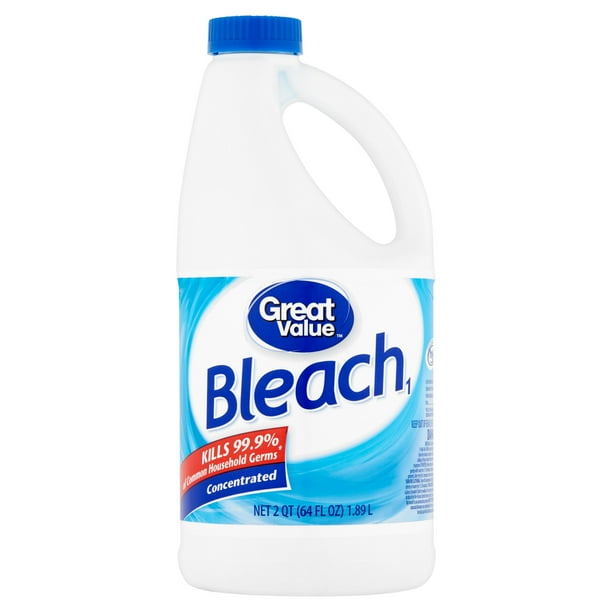 Great Value Bleach, 64 fl oz - Walmart.com