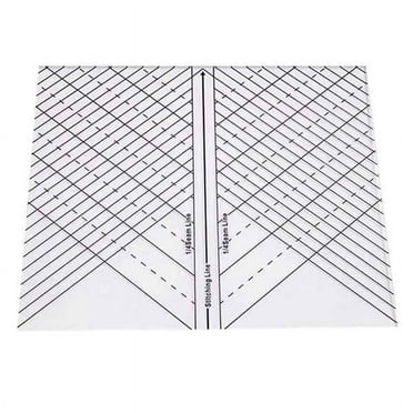 Omnigrid 8" Right Triangle Ruler, Quarter-Square Triangle Quilter's ...