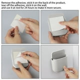 TSV Remote Control Holder Wall Mount Storage Box, Adihesive Phone ...
