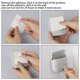 TSV Remote Control Holder Wall Mount Storage Box, Adihesive Phone ...