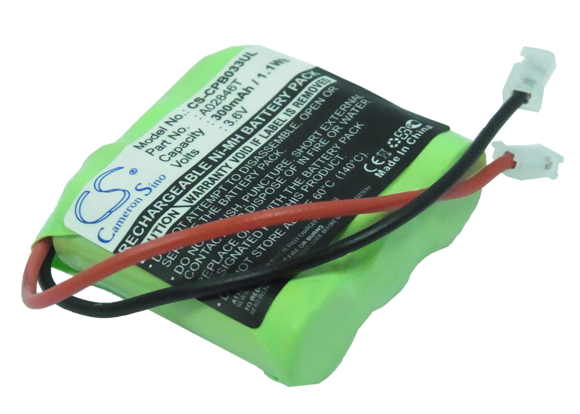 300mAh Universal 2/3AAA x 3 Battery for 2/3AAA x 3 - Walmart.com