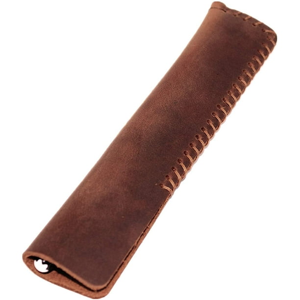 Handmade Genuine Leather Single Pen Case Fountain Pen Sleeve Holder ...
