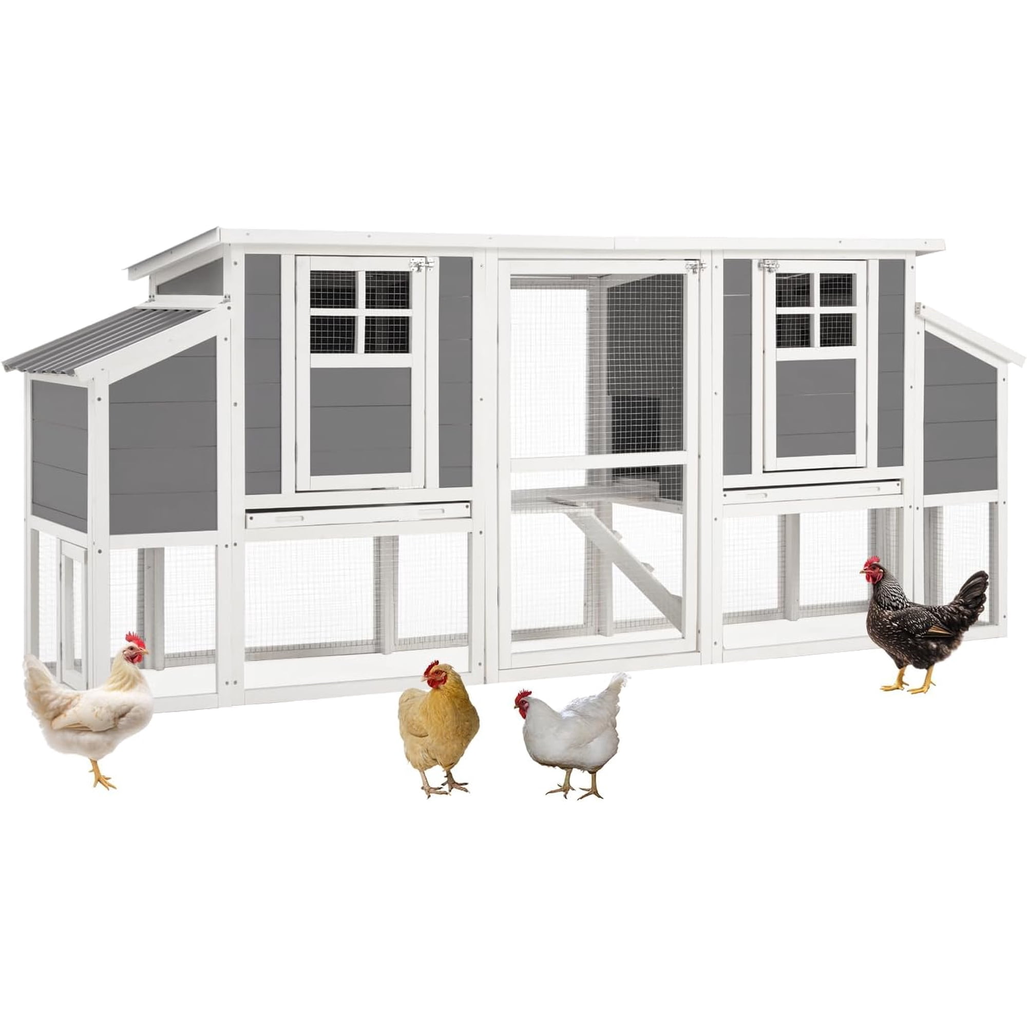 Click here for Aecojoy 98 Extra Large Wooden Chicken Coop With Ru... prices