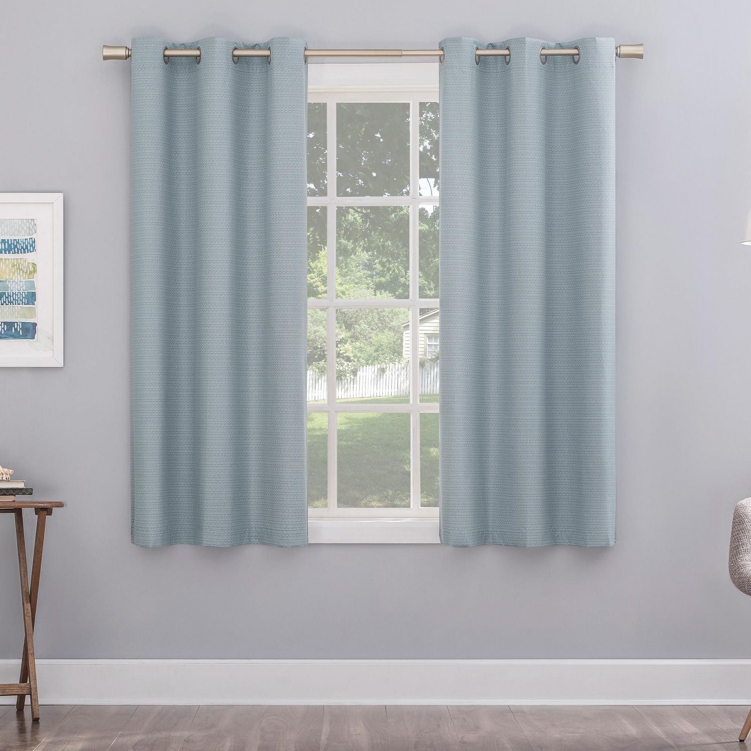 Click here for Mainstays Cooper Blackout Window Curtains Panel 63 prices