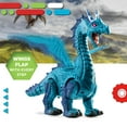Discovery Kids RC Realistic Smoke Breathing Dragon Toy, Remote ...