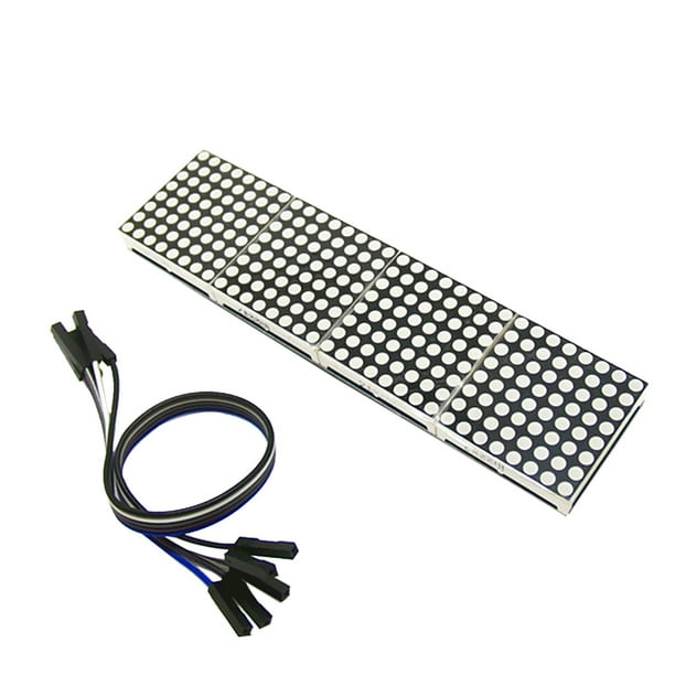 4x 8x8 LED Dot Matrix Modules (5V) For Microcontroller, Raspberry Pi ...