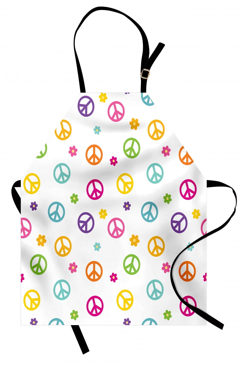 Groovy Apron Peace Symbol Lifestyle Sign Slogan Celebration Merry Jolly ...