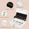 11.8in Locking Cash Box with Cover, 5-Slot Coin Tray & Bill Clips ...