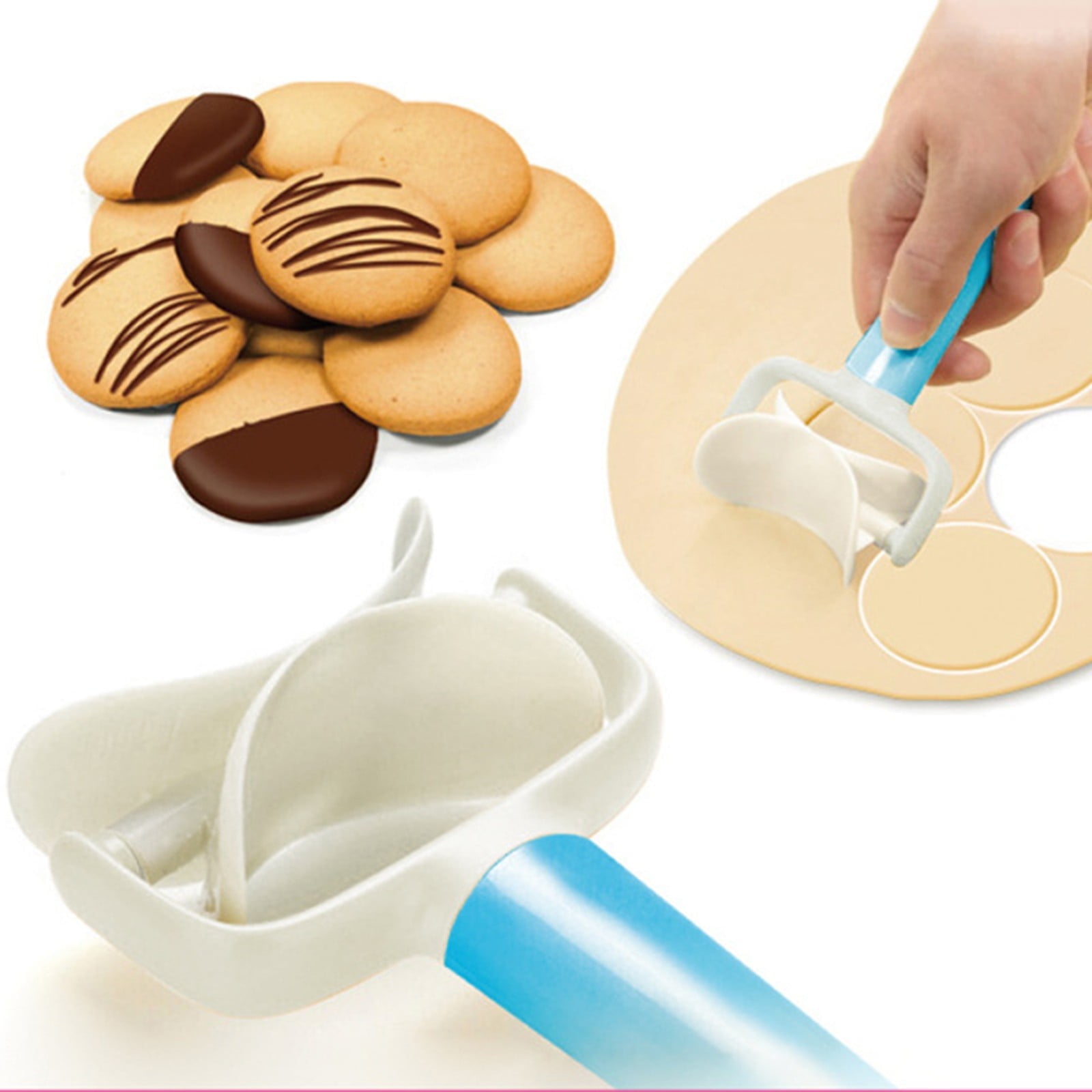 Click here for Cqxid Bakeware Under $5 Cookie Cutter Round Rectan... prices