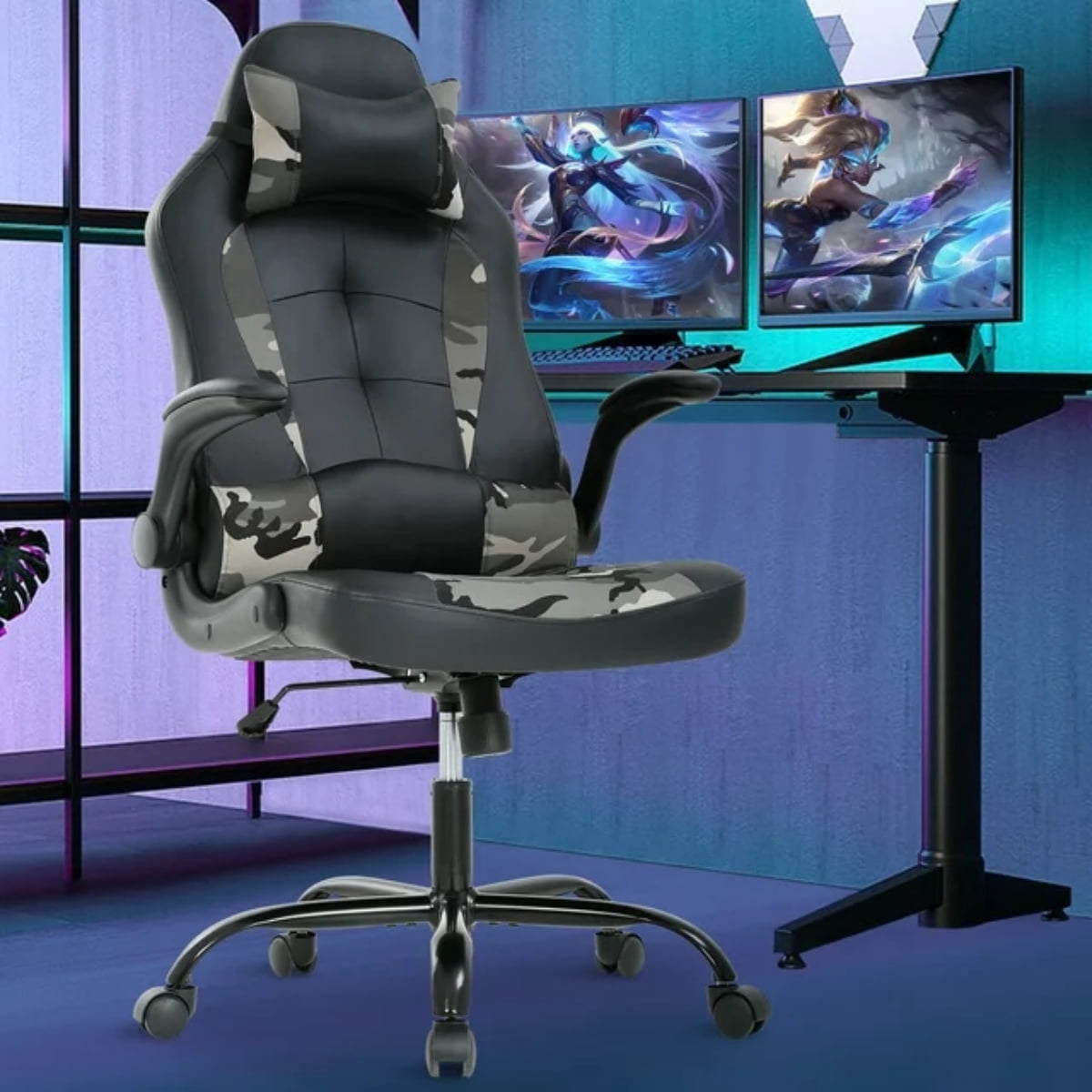 Click here for Niamvelo Pu Leather Gaming Chair Ergonomic Video G... prices