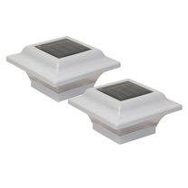 Classy Caps Silver Chainlink Summit Solar Cap with LED Light (2 Pack ...