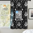 Butterfly and Sun Gothic Pattern Blackout Curtains,Triple Weaved Fabric ...