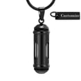Stainless Steel Urn Necklace for Ashes Hourglass Glass Cremation ...