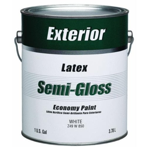 Economy Exterior Latex Semi-Gloss House And Trim Paint - Walmart.com ...