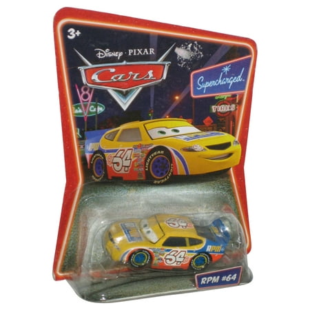 Disney Pixar Cars Movie RPM #64 Supercharged Die-Cast Toy Car ...
