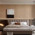 Peel and Stick PVC Slat Wall Panel 118"x15.75" Self-Adhesive Thick Faux ...