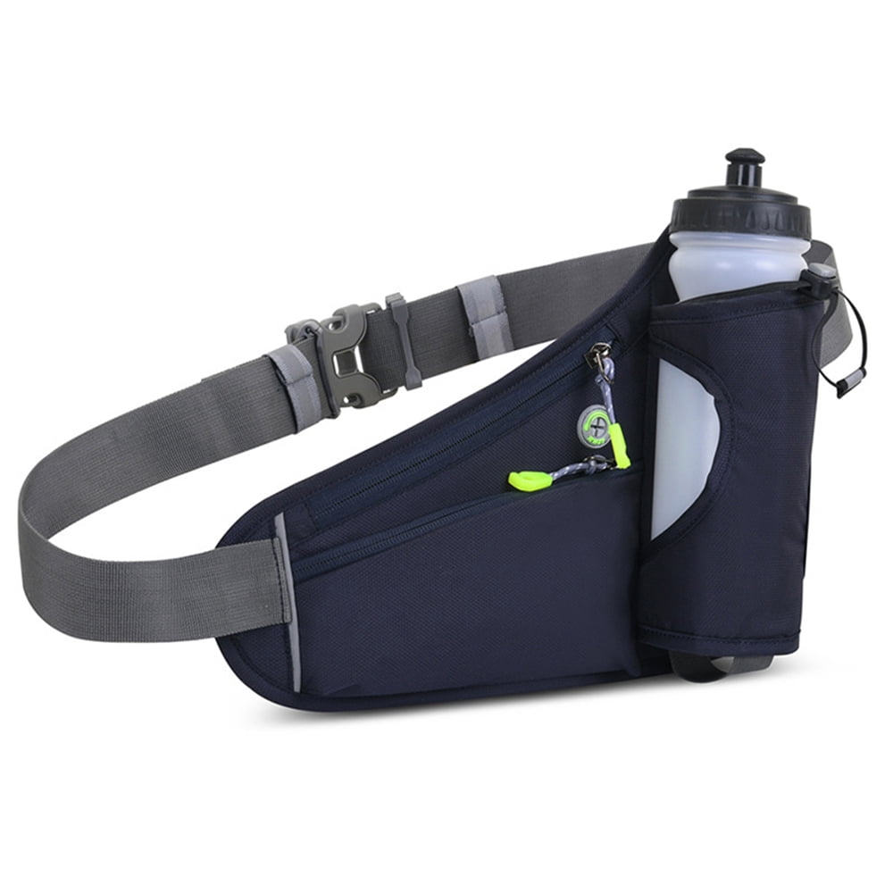 Running Water Bottle Hydration Belt With Hiking Walking Waist Pack ...