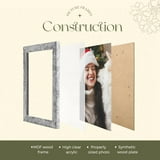 HOUSE DAY Vintage Style Distressed White Wood Picture Frames 5x7 Set of ...