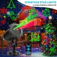 1pc Christmas Red Green Pattern Light Projector Santa Tree Snowflake ...