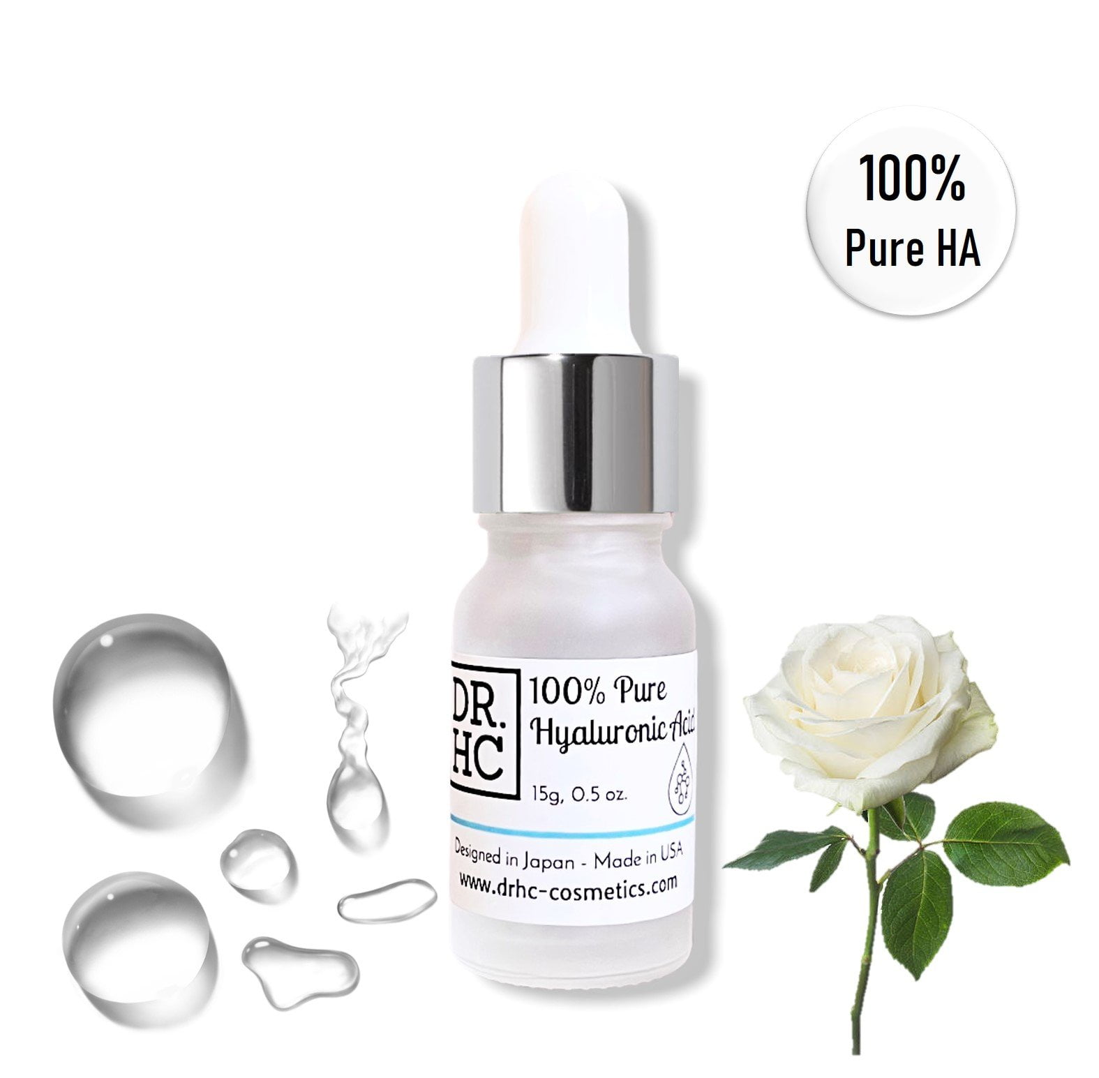 DR.HC 100% Pure Hyaluronic Acid (with 10% Hyaluronic Acid content) (15g ...