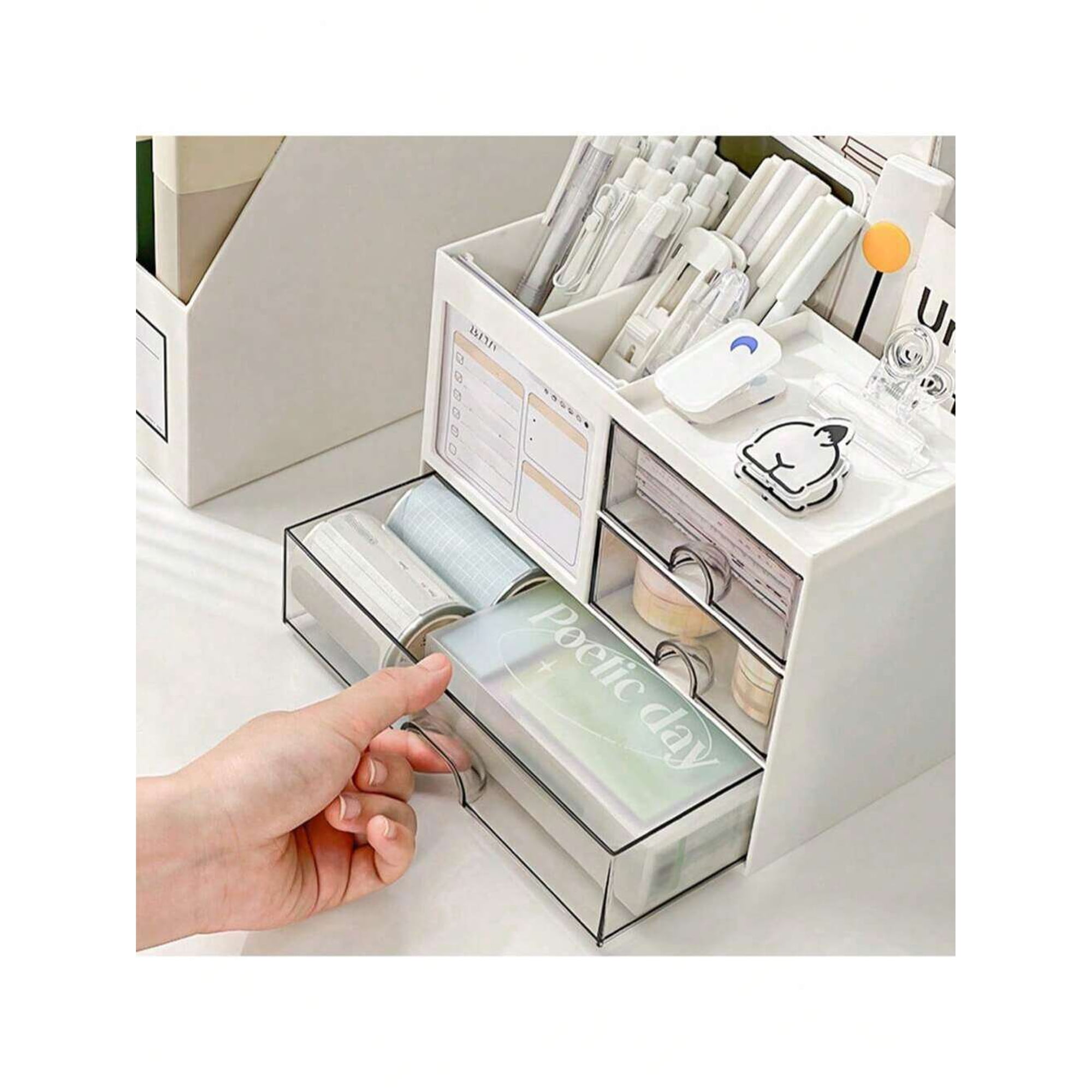 Click here for Jumingds 1pc Desktop Storage Box With Drawers  Stu... prices