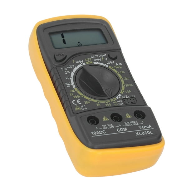 Digital Multimeter, Built In Overload Fuse Ohm Volt Amp Meter For ...