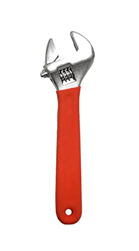 12" Adjustable Wrench (Rubber Dipped Handle) - Walmart.com